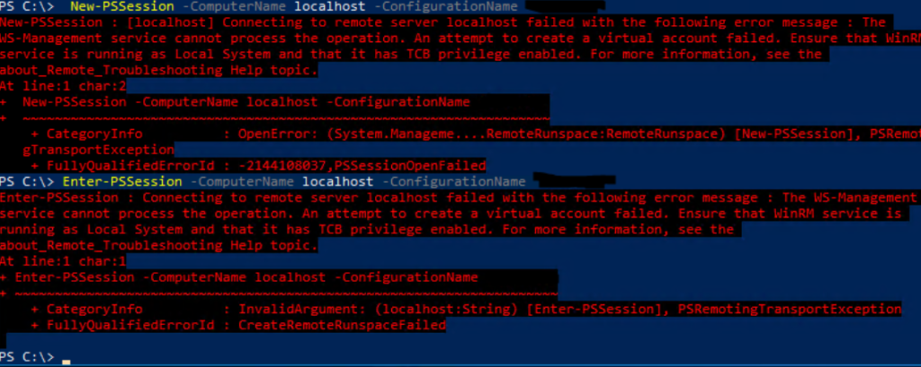 WinRM service running as „Network service“ causes problems - FB Pro GmbH